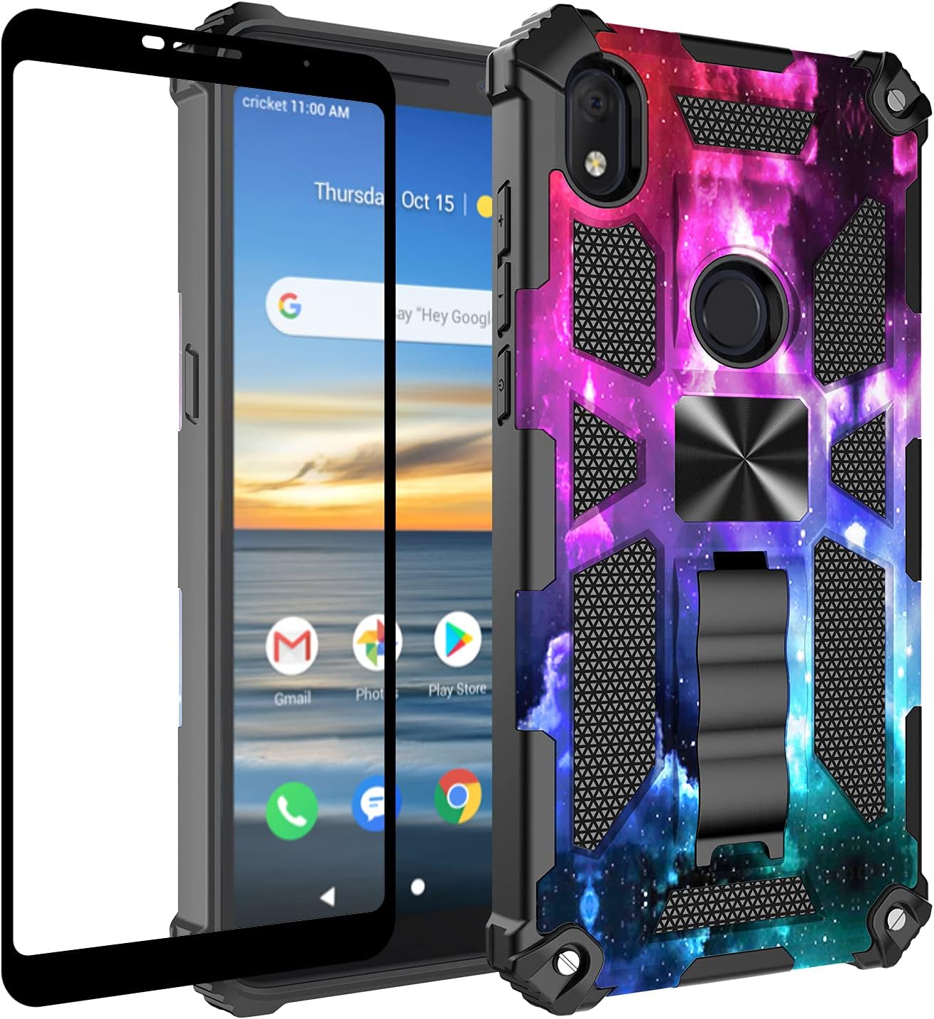 Amazon.com: Asuwish Phone Case for Alcatel 3V 2019 Cover Hybrid Rugged ...