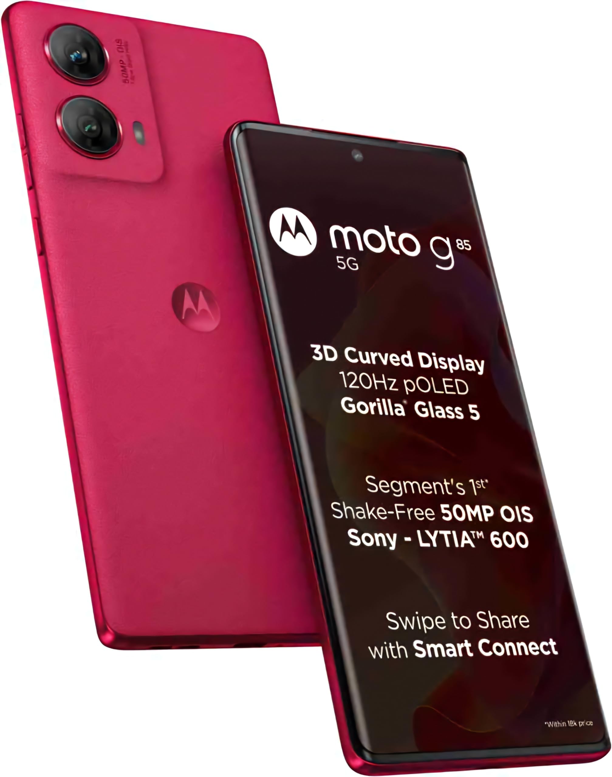 Motorola G85 5G (Viva Magenta, 12GB RAM, 256GB Storage) | 6.7" pOLED Display | Snapdragon 6 Gen1 ...