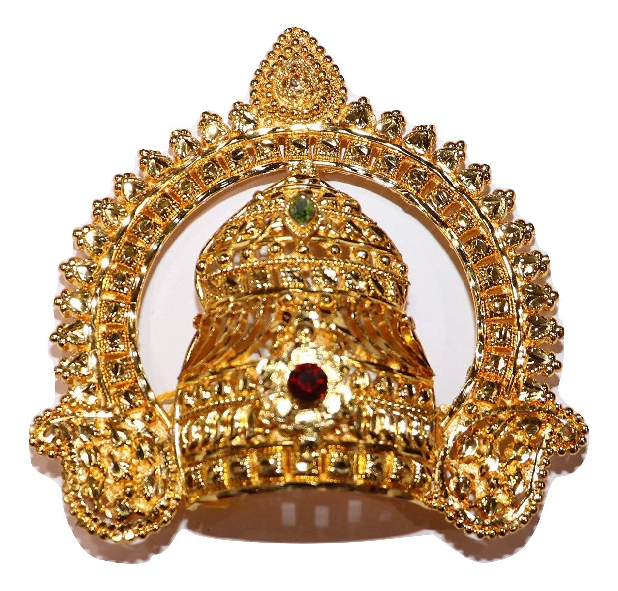 Shreeji Durga MAA Gold Plating MUKUT Crown for Deities