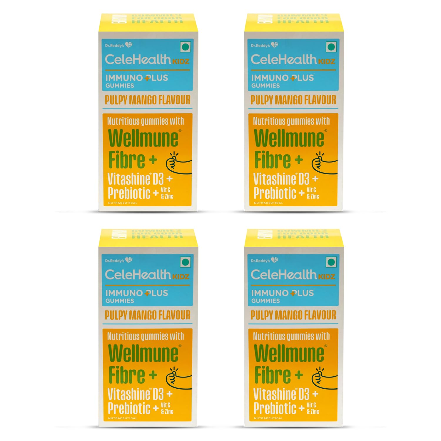 Dr. Reddy's CeleHealth Kidz Immuno Plus Multivitamin Gummies with ...