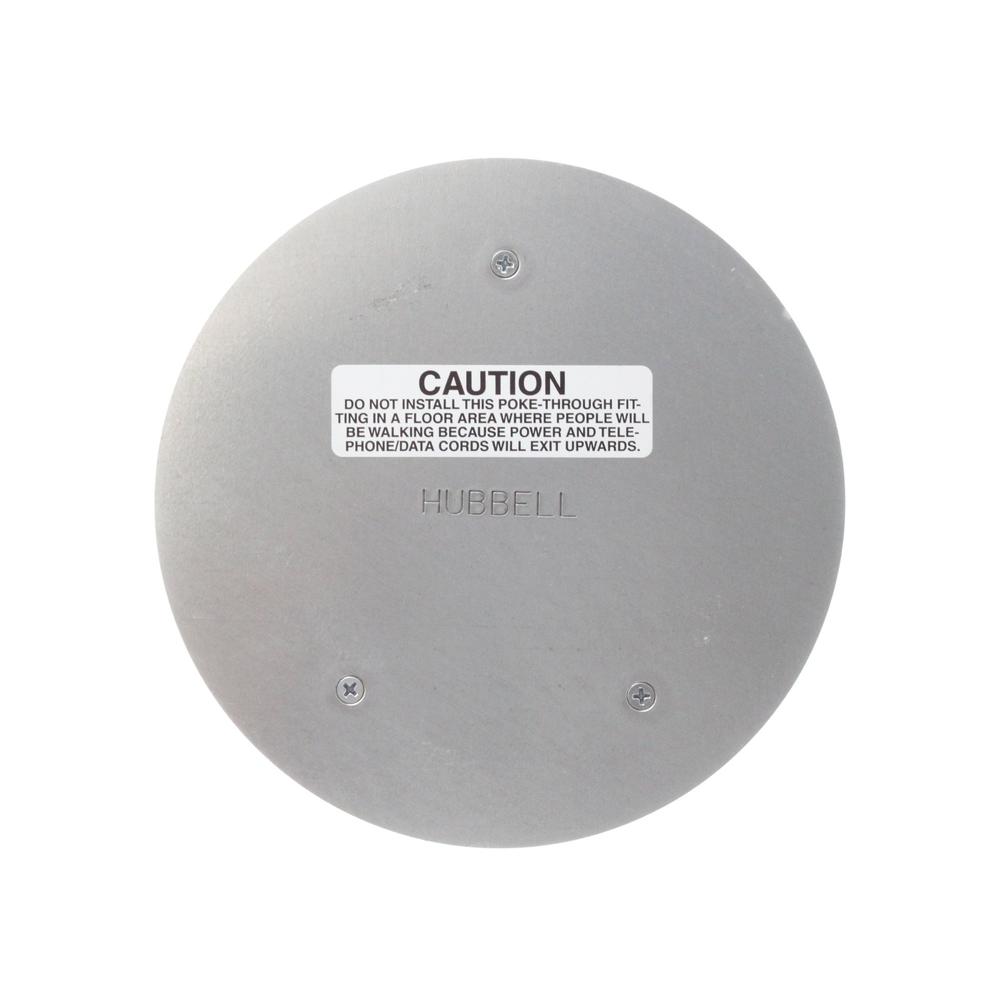 Hubbell System One S1R6PTFFBLK One Piece 6" Furniture Feed Assembled ...