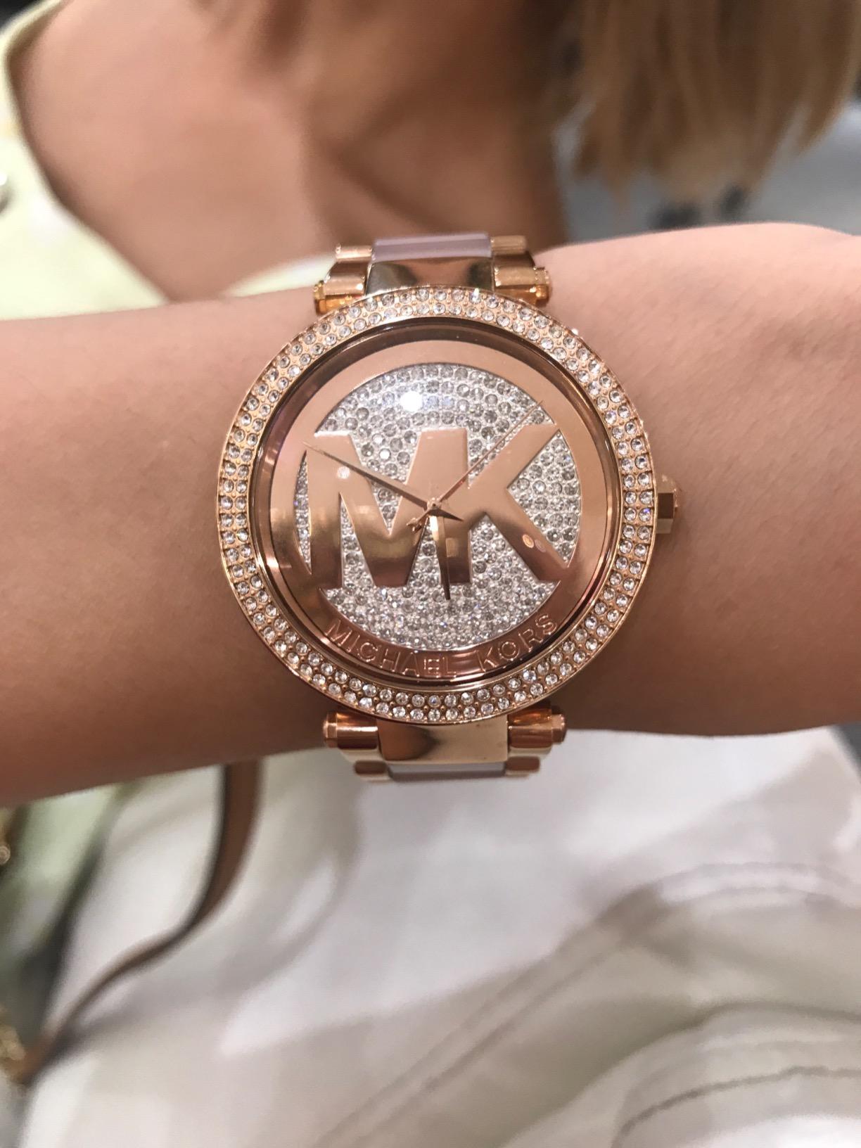 Amazon.co.jp: [マイケルコース] 腕時計 MICHAEL KORS MK6176 ロ－ズゴ－ルド ピンク [並行輸入品 ...