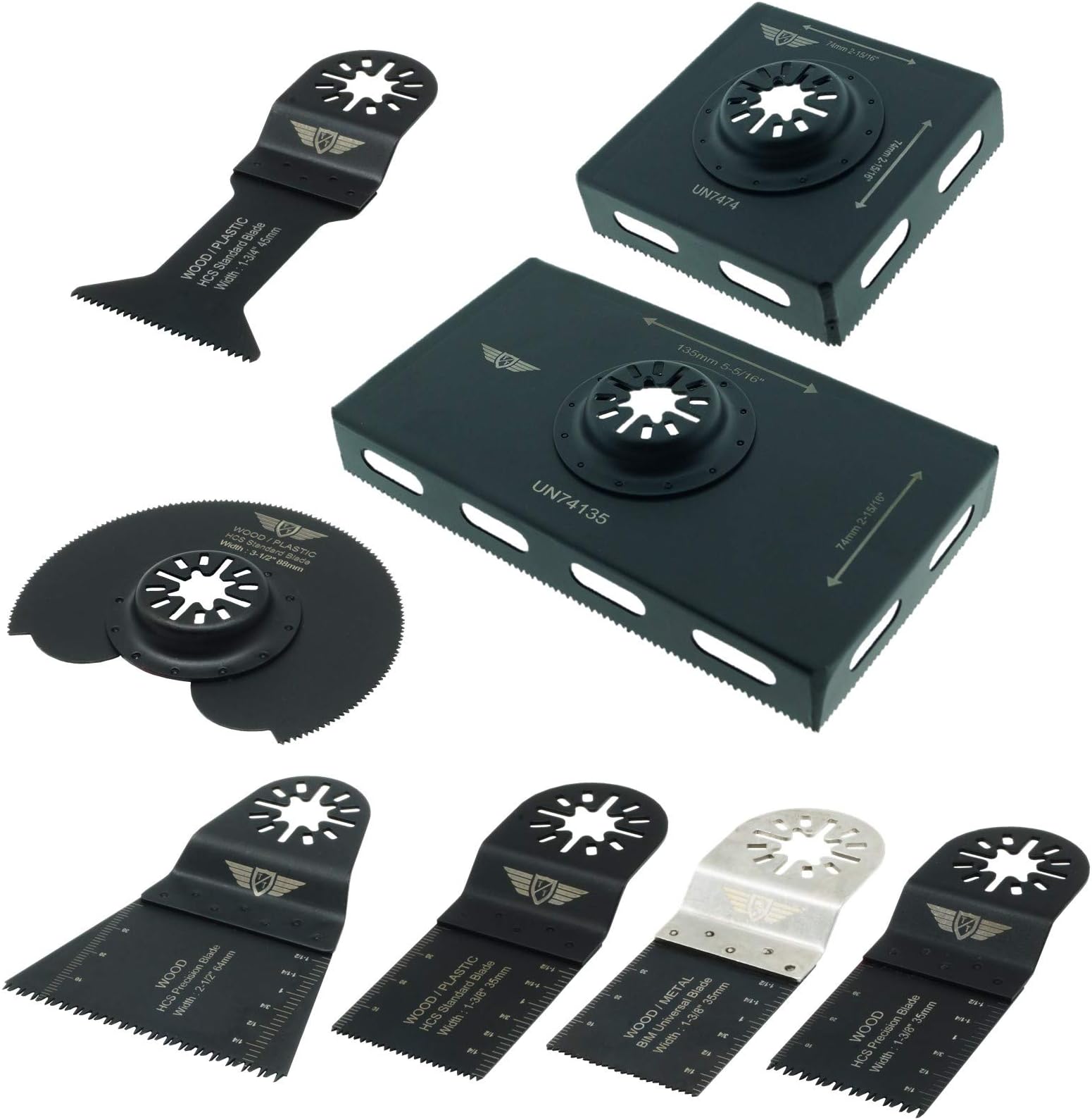 8 x TopsTools UNBCK1 Socket Back Box Cutters Kit Compatible with Bosch ...