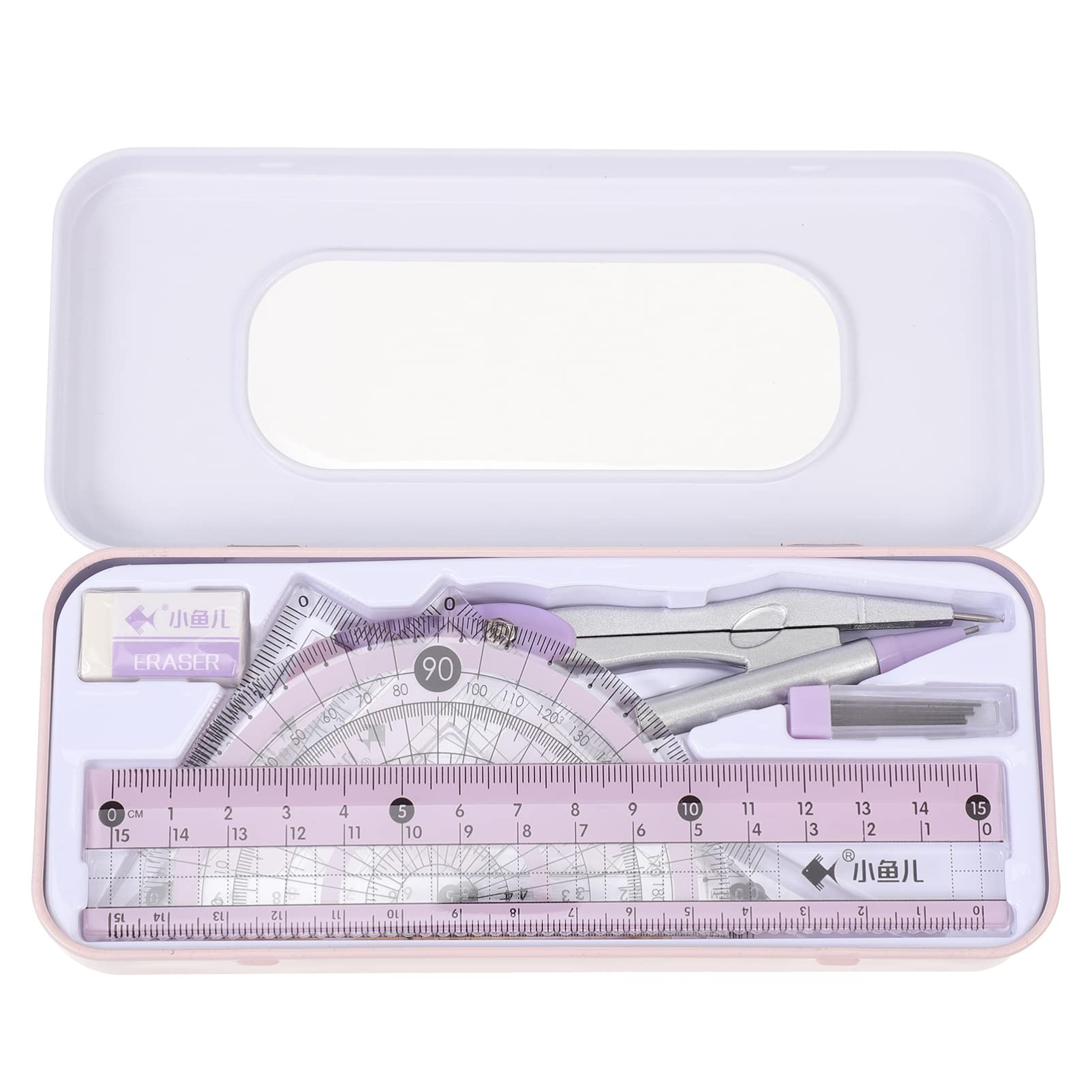 Amazon.com: Ruler Math Kit Set Math Geometry Set Includes Rulers ...