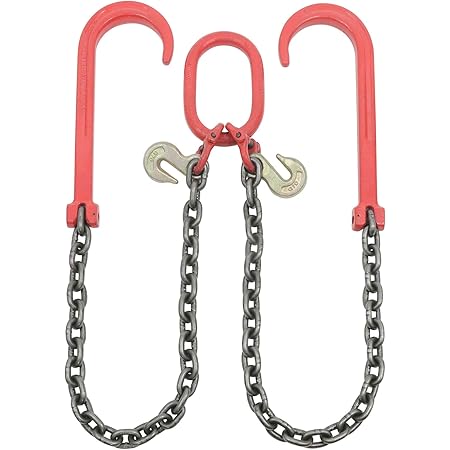Amazon.com: Mytee Products 3/8" x 3' Leg G80 V Bridle Tow Chain w/Two ...