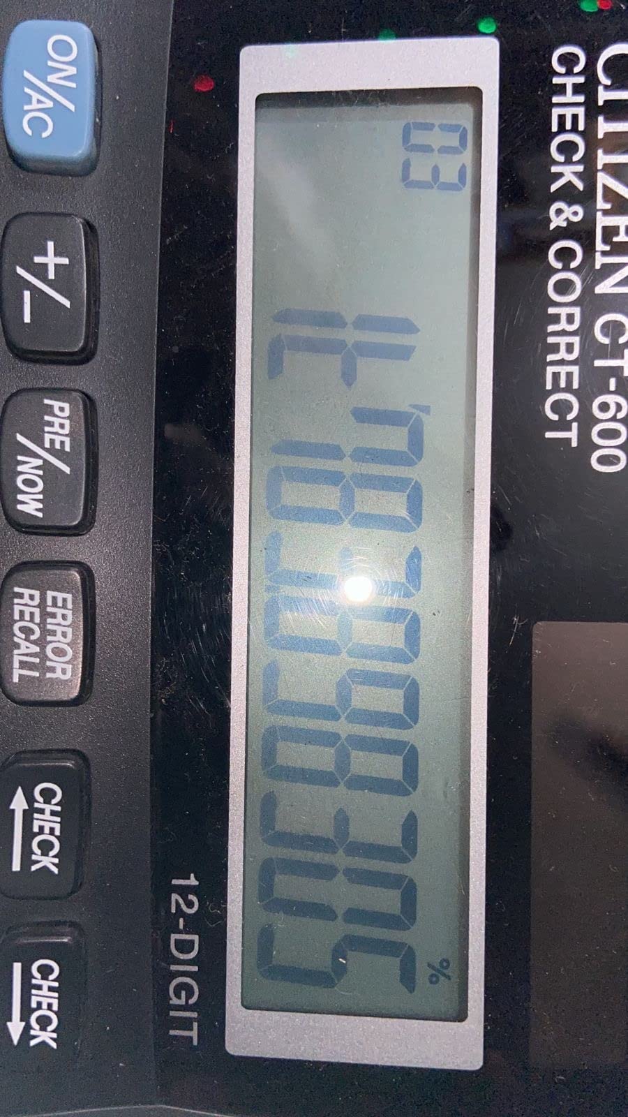 Citizen Desktop Calculator - CT 600J : Amazon.in: Office Products