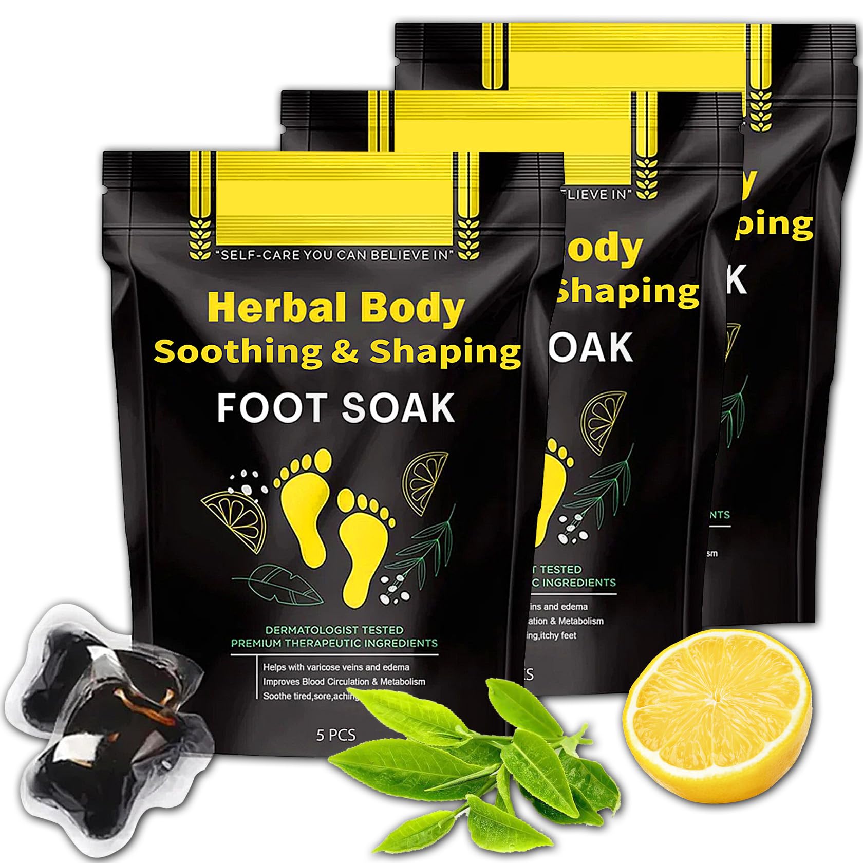Amazon.com: 15 PCS Herbal Detox & Shaping Cleansing Foot Soak Beads ...