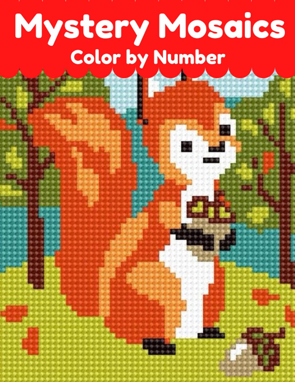 Buy Mystery Mosaics Color By Number Cartoon Characters: Pixel Art For ...