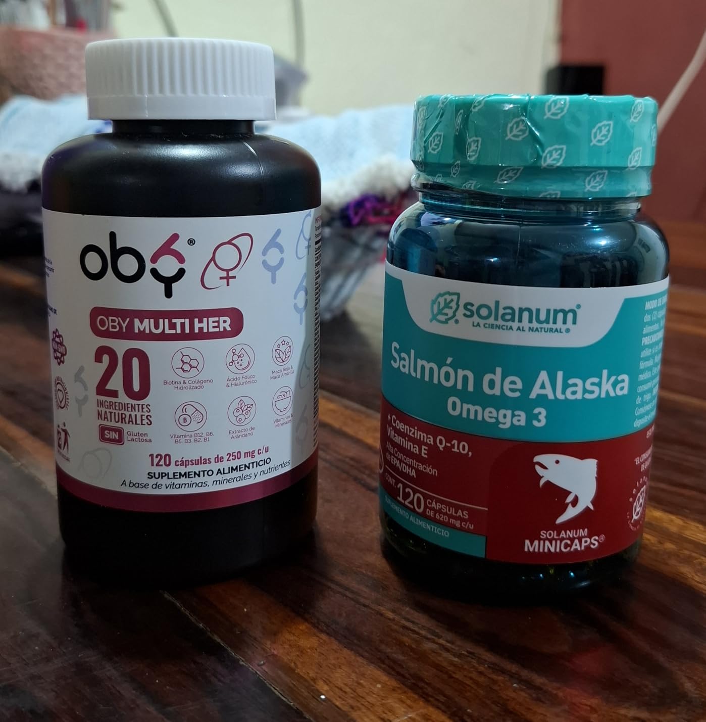 OBY Vitaminas para Mujer, 120 caps | Colageno Hidrolizado, Biotina ...