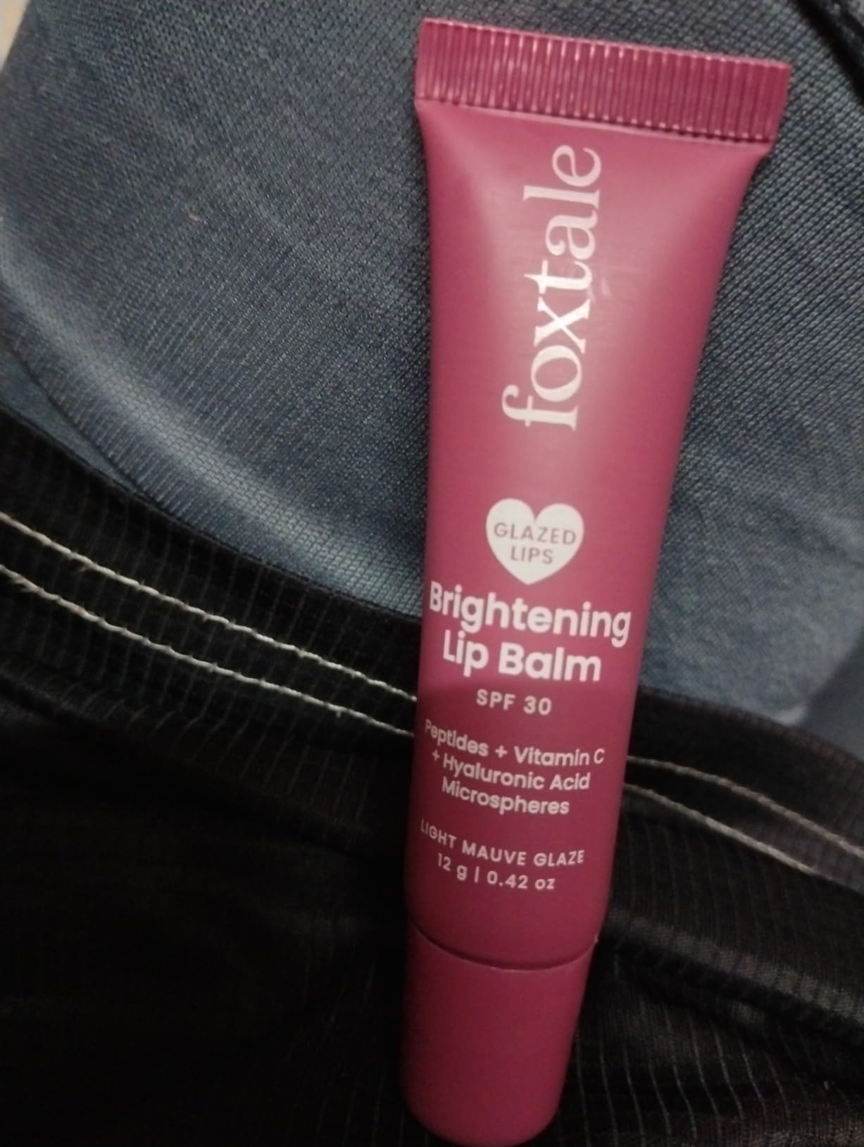 Buy Foxtale Brightening SPF30 Lip Balm with Peptides, Vitamin C ...