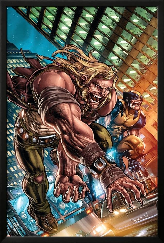 Amazon.com: Weapon X: First Class No.1 Cover: Sabretooth and Wolverine ...