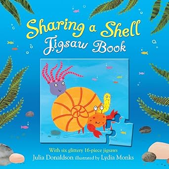 Sharing a Shell Jigsaw Book: Amazon.co.uk: Donaldson, Julia, Monks ...