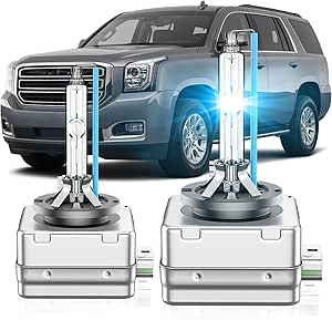 Amazon.com: SENROBO D3S HID Xenon Headlight Bulb Compatible with GMC 2015 2016 2017 2018 2019 ...