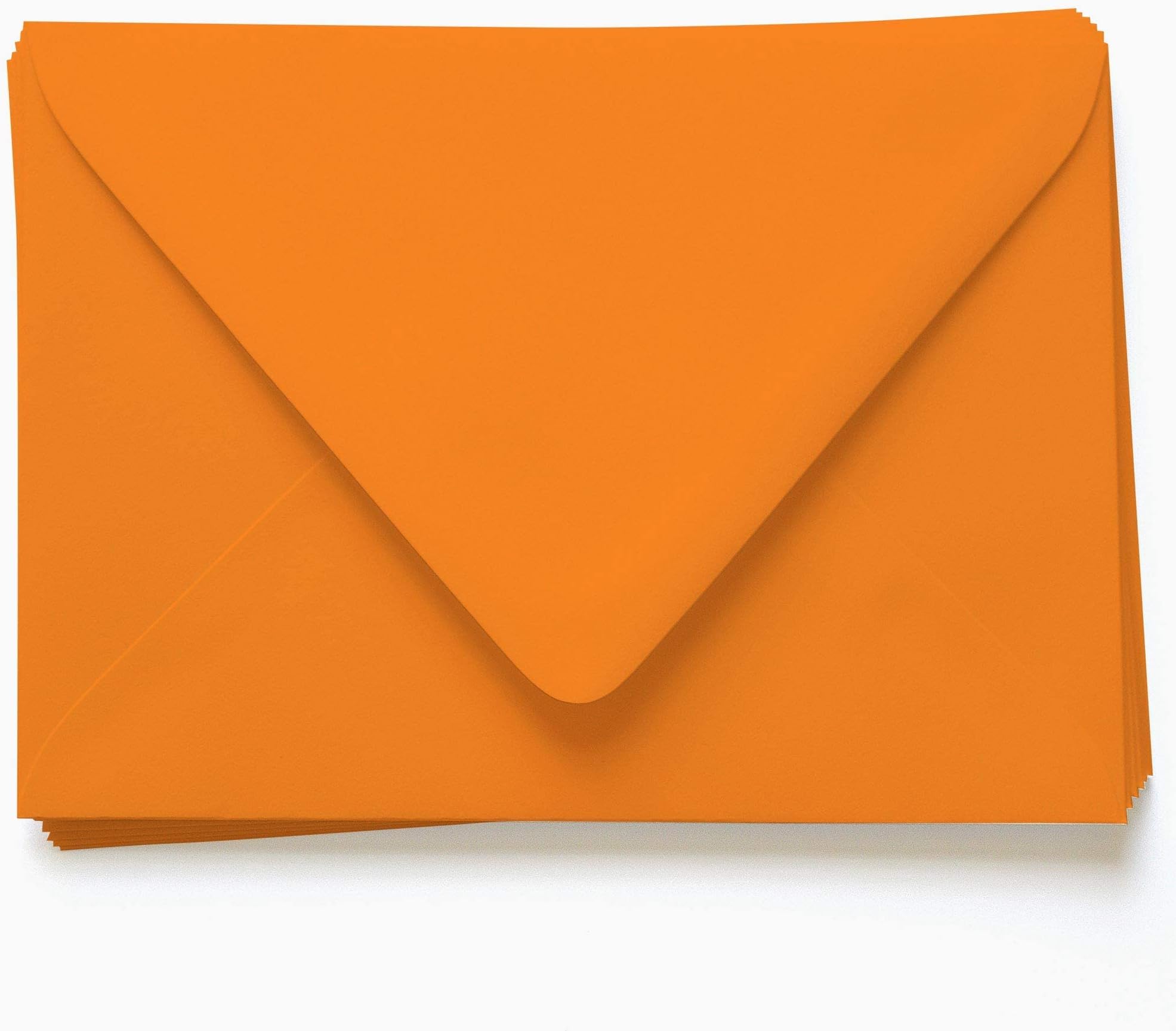 Amazon.com : Pumpkin Orange Envelopes - A7 Gmund Colors Matt 5 1/4 x 7 ...