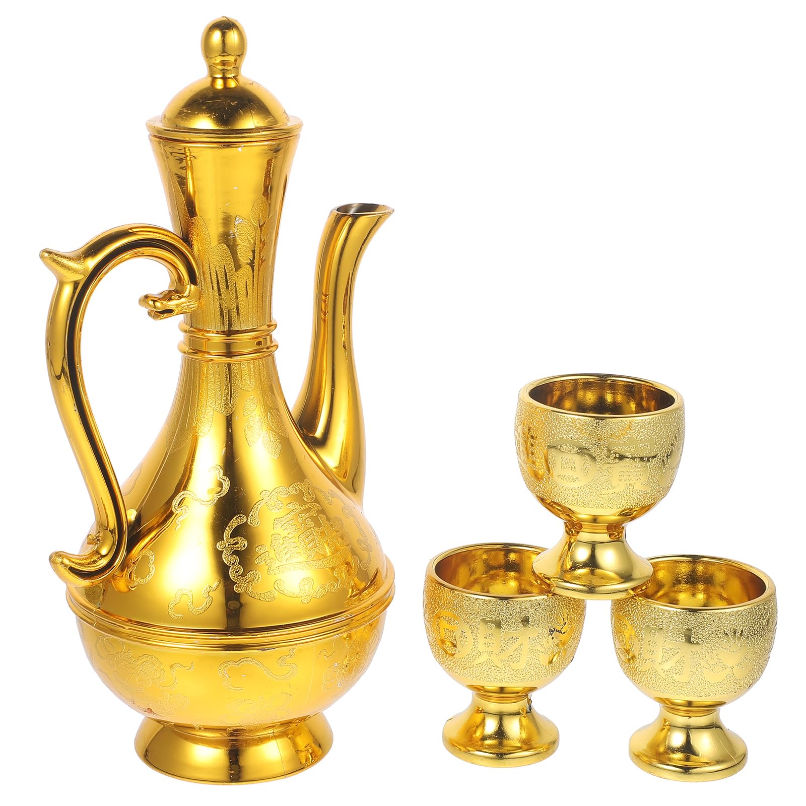 Amazon.com | PRETYZOOM Turkish Coffee Tea Pot Set Buddhist Offering Cup ...