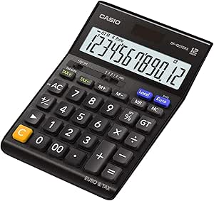 CASIO Desktop Calculator DF-120TERII 12 Digits Tax Calculation Total ...