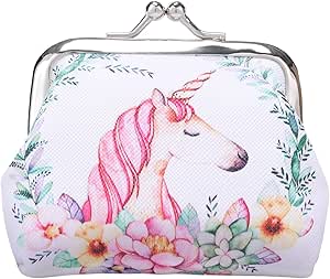 Amazon.com: Pu Leather Small Coin Purse Cute Animal Mini Wallet Bag ...