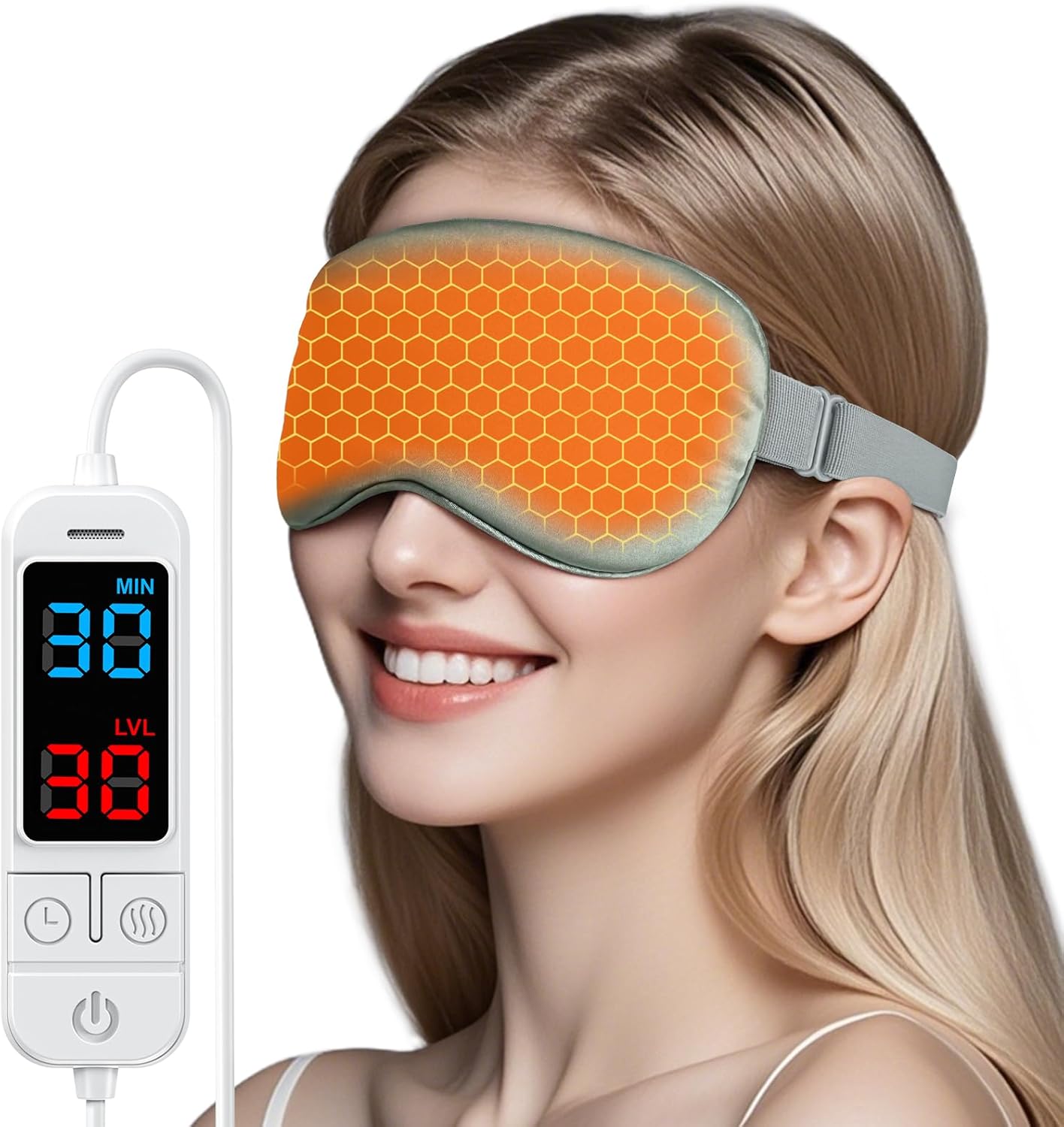 Amazon.com: Heated Eye Mask for Dry Eyes - 20 Temp Settings & 5-99 Min ...