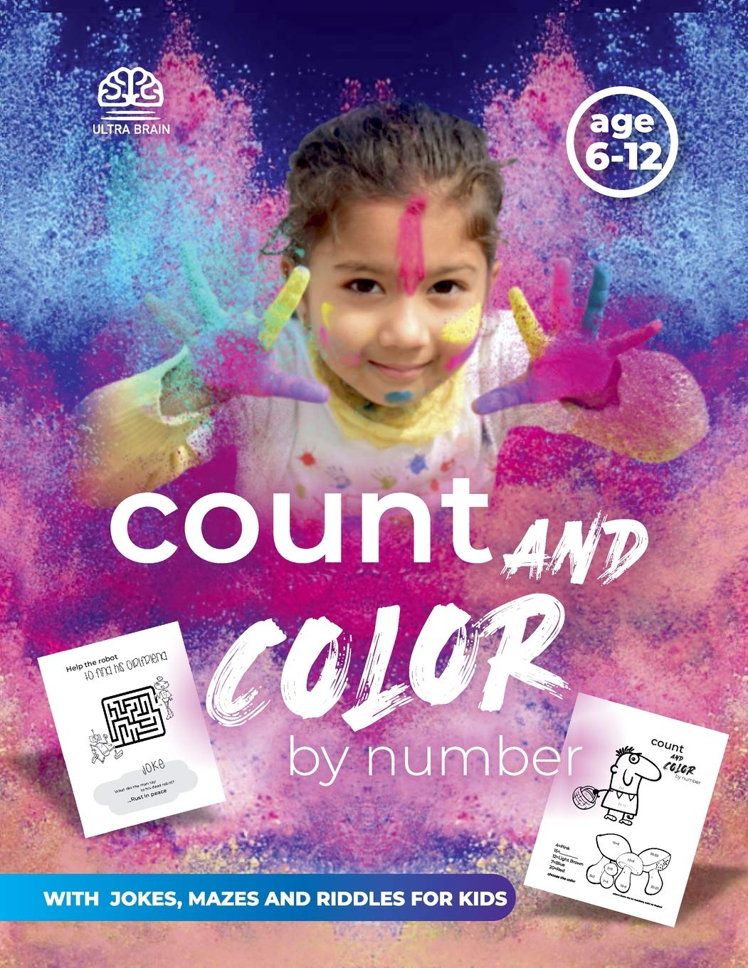 Buy Count and Color by number: With Jokes, Mazes And Riddles For Kid ...
