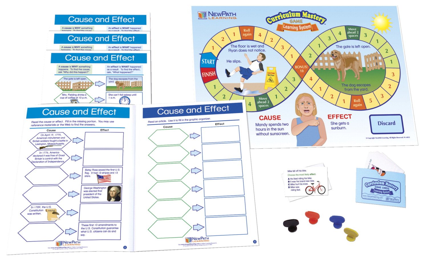Amazon.com: Cause and Effect Learning Center Game - Grades 3-5 ...