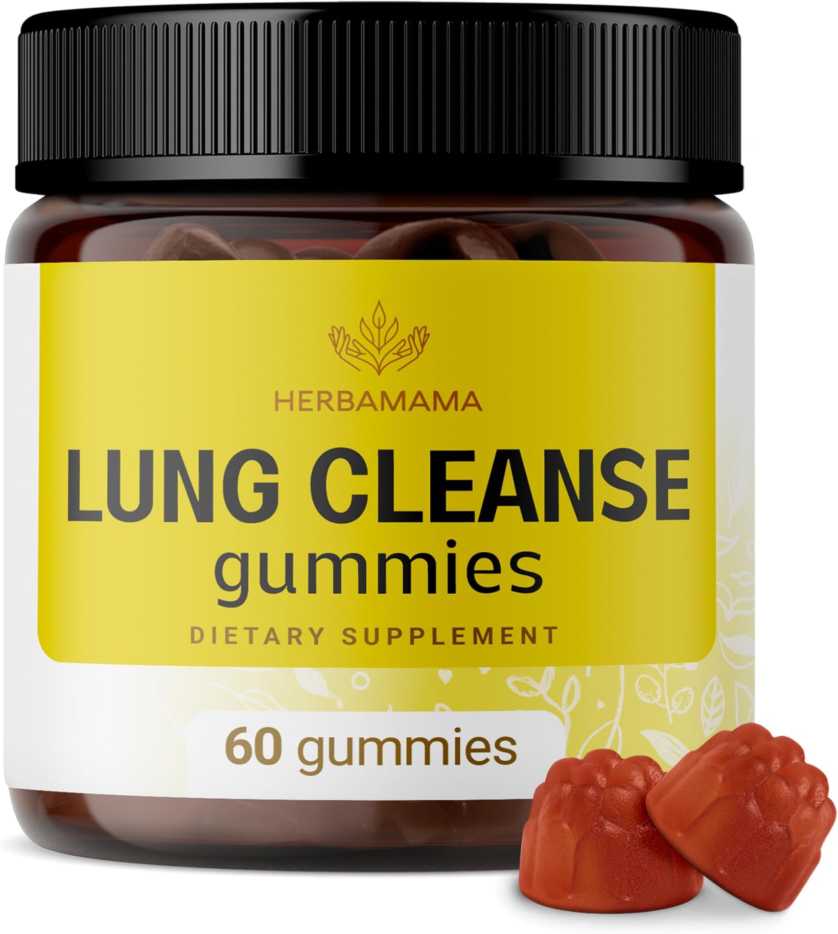 Amazon.com: HERBAMAMA Lung Support Gummies - Respiratory Gummy for ...