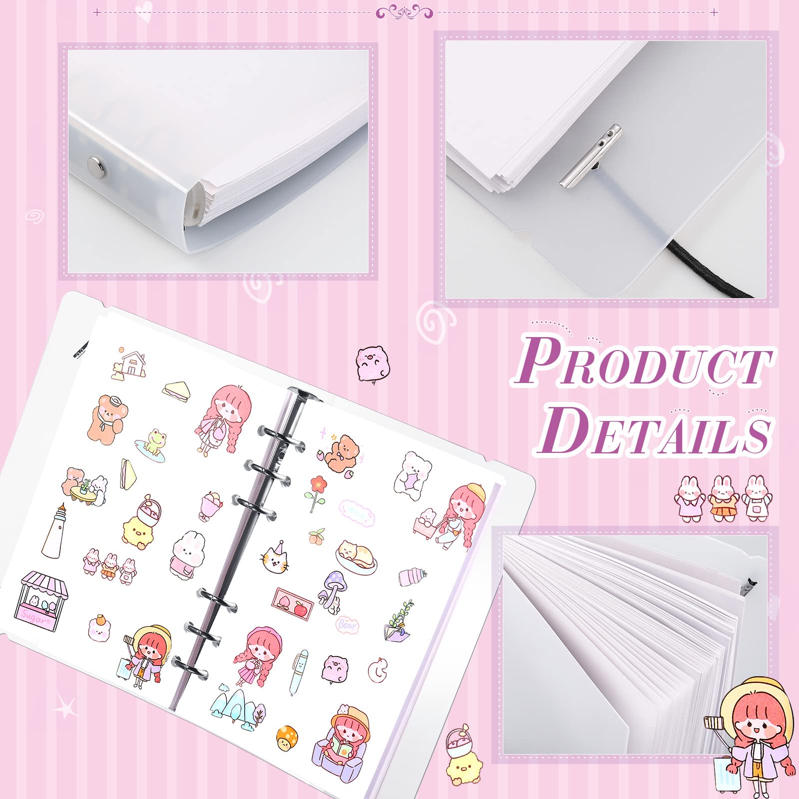 Snapklik.com : Spakon Sticker Collecting Album Sheets Reusable Book ...