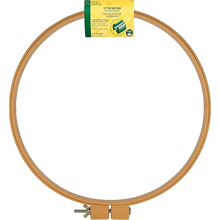 Amazon.com: Dritz 3203 Plastic No-Slip Quilting Hoop, 14-Inch, Natural ...