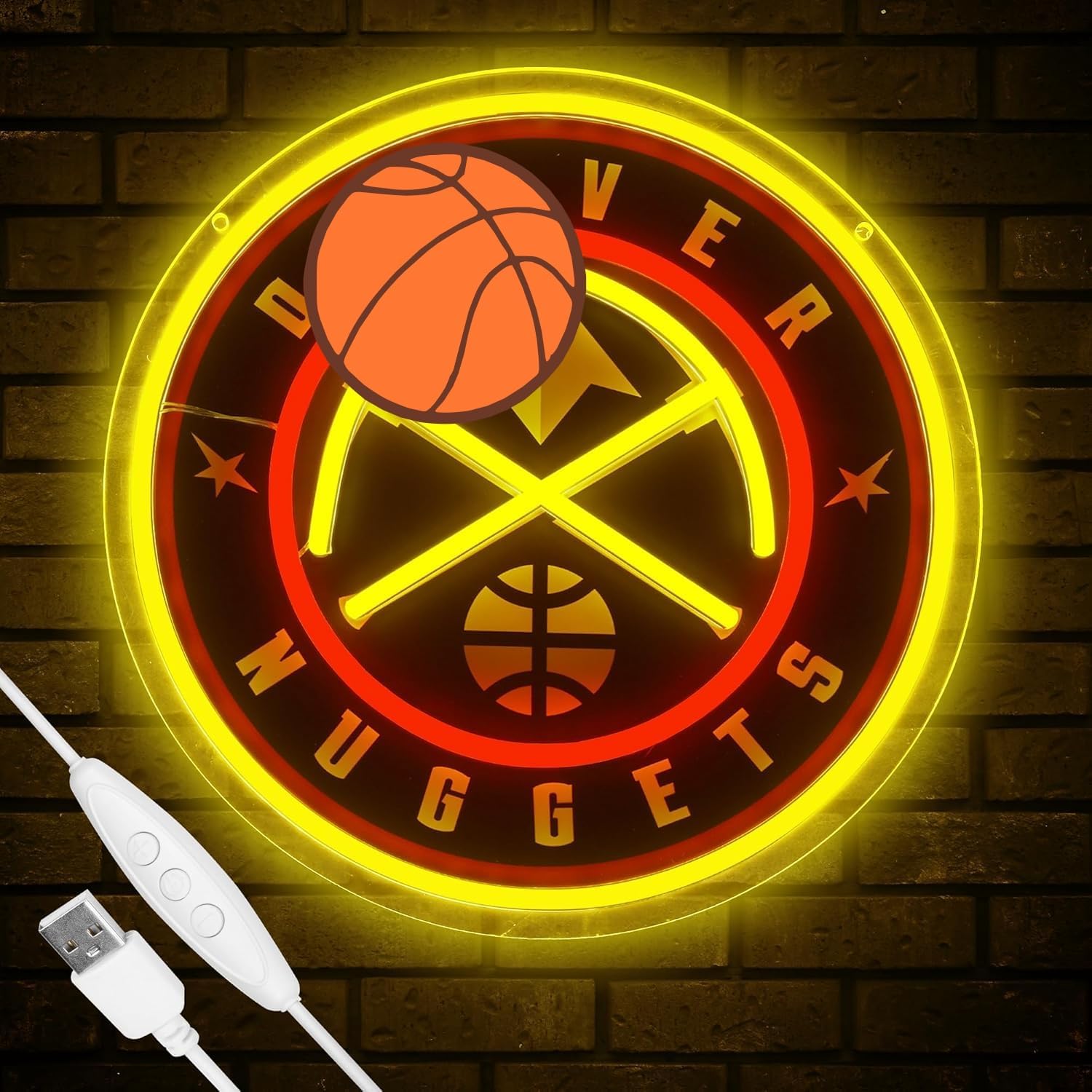 Amazon.com: Basketball Team Neon Sign, Sport Light Up Dimmable ...