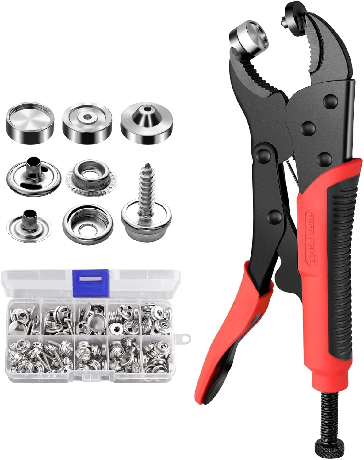 Amazon.com: XUNTOP Heavy Duty Snap Fastener Tool