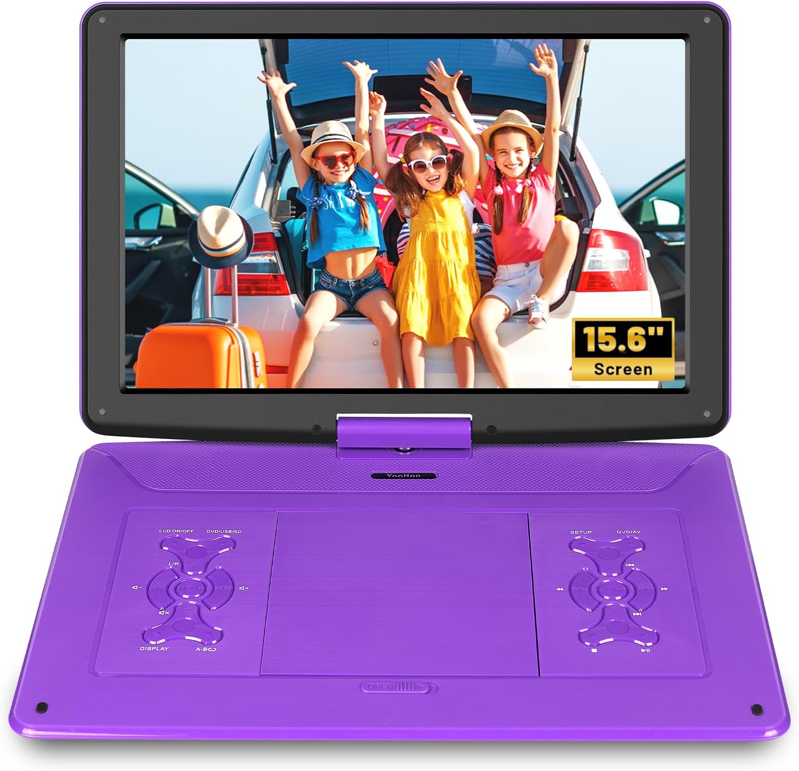 Amazon.com: BOKYOK 17.9" Portable DVD Player with 15.6’’ Large HD ...