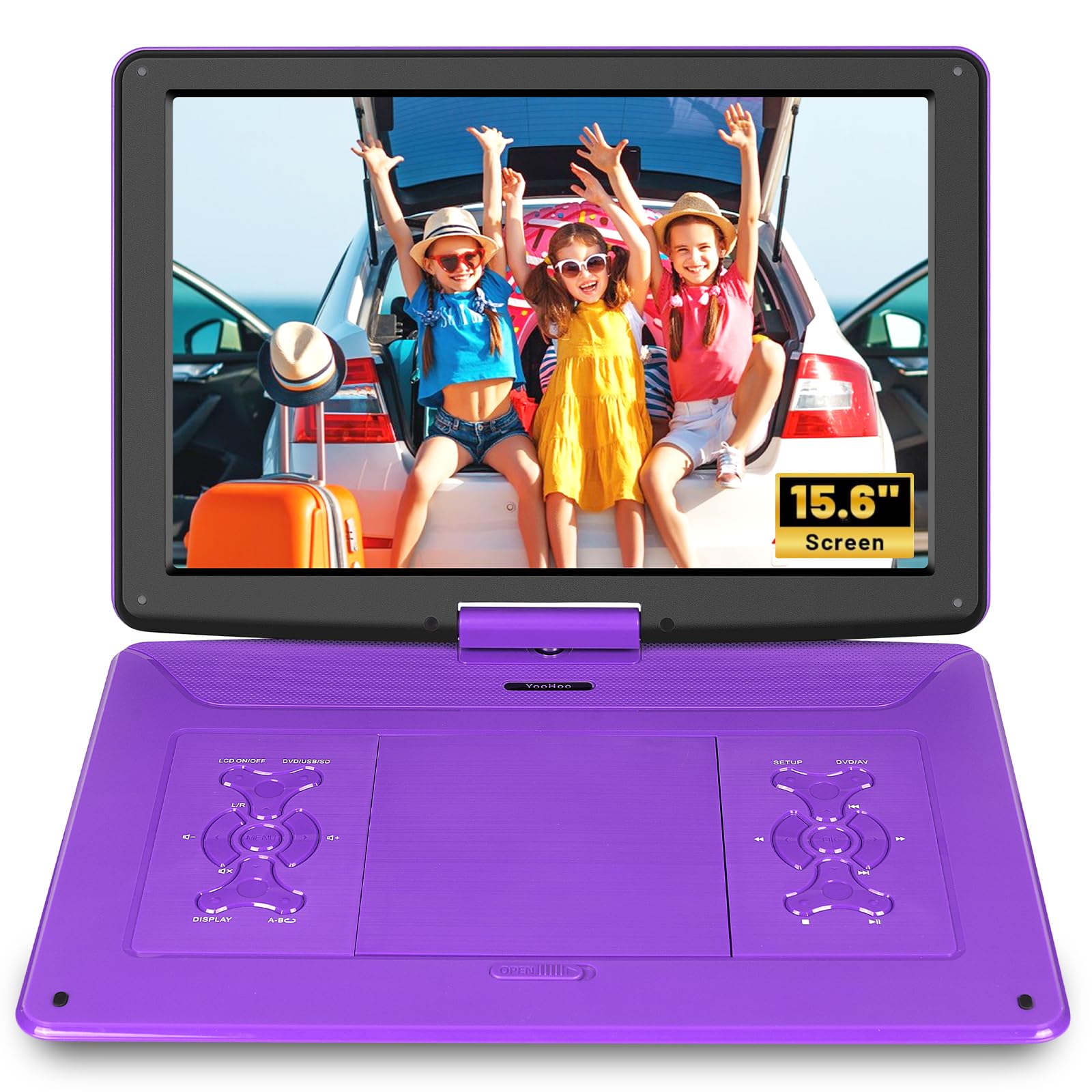 Amazon.com: BOKYOK 17.9" Portable DVD Player with 15.6’’ Large HD ...