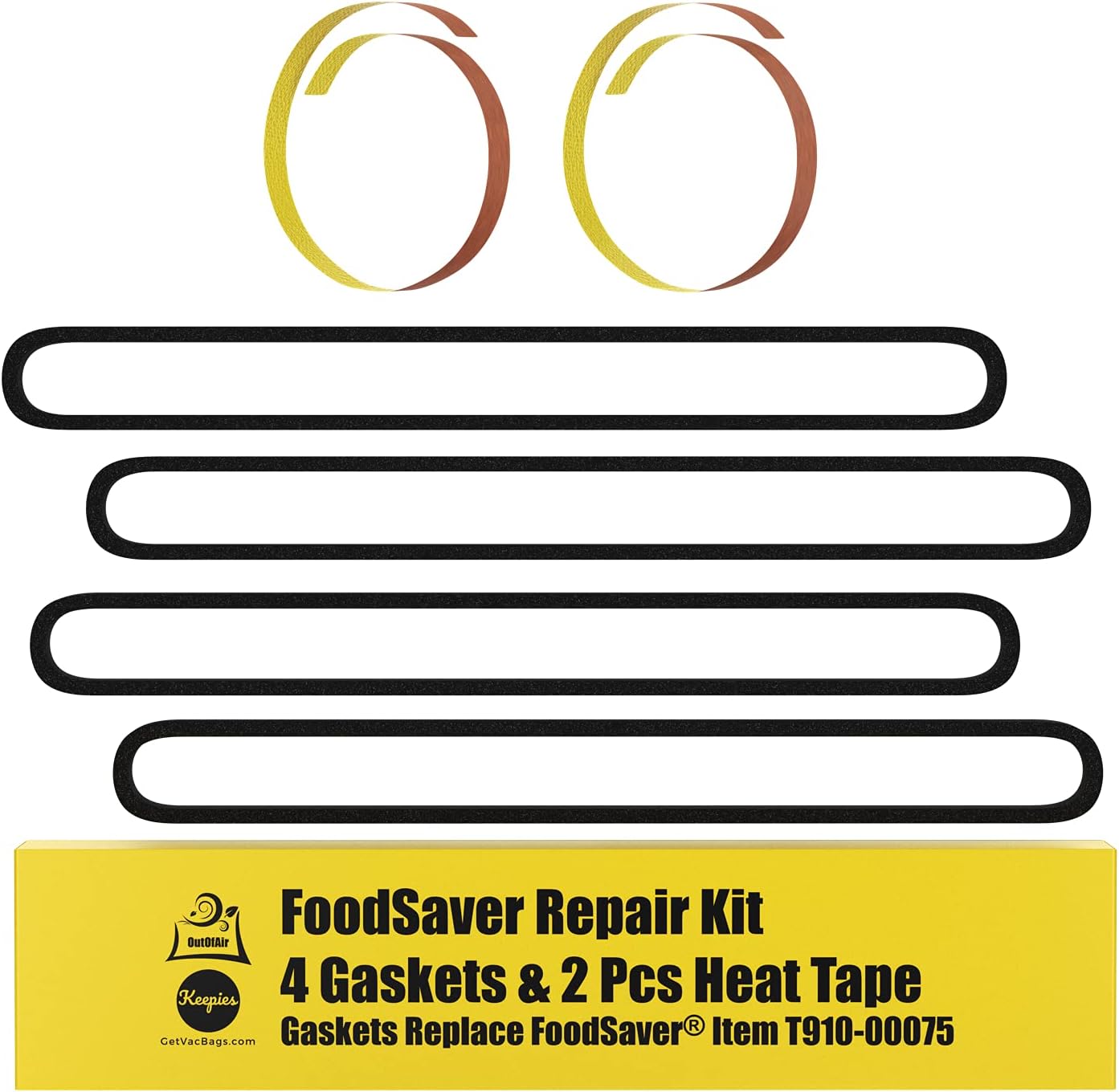 Amazon.com: Repair Kit for FoodSaver: Upper/Lower Gasket, Heat Strip ...