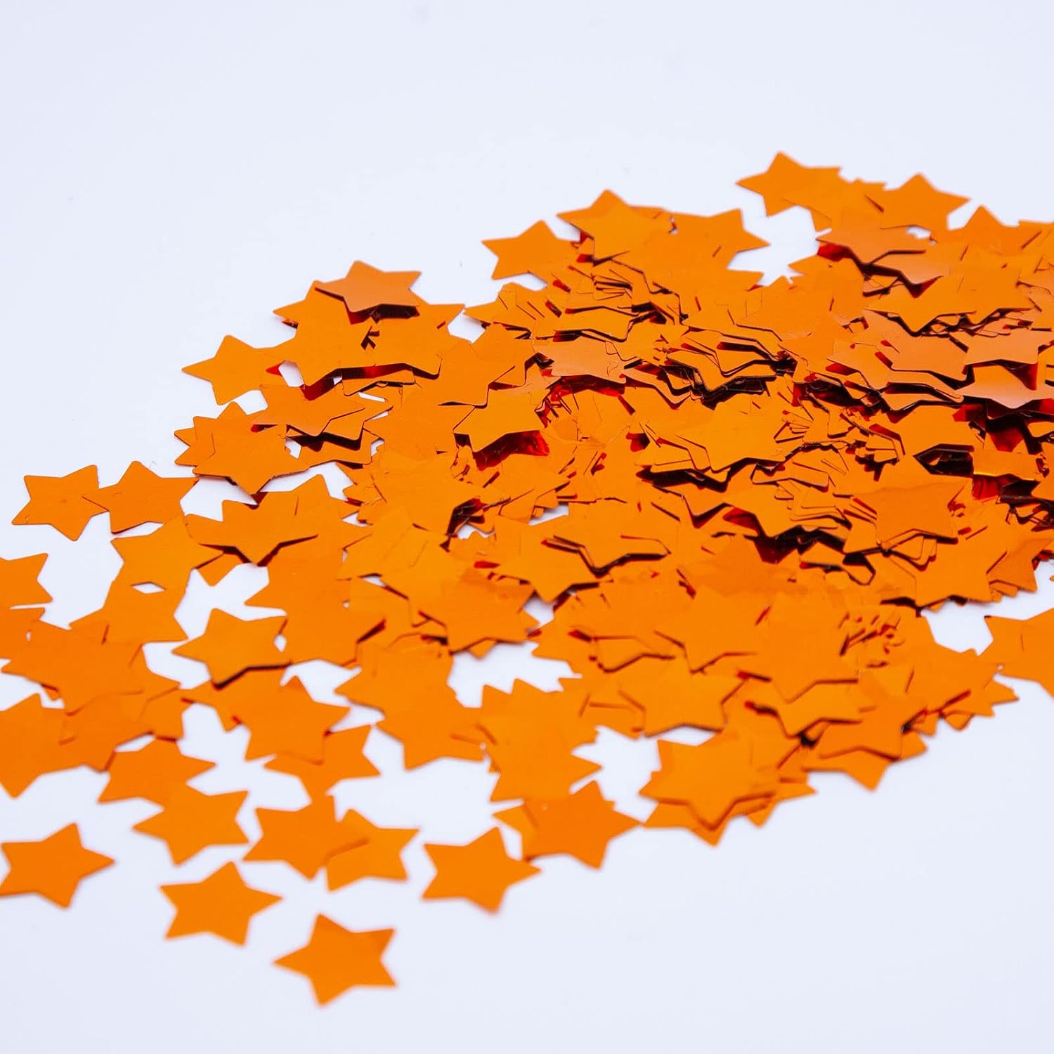 Amazon.com: Orange Star Confetti,Foil Glitter Table Confetti,Sparkling ...