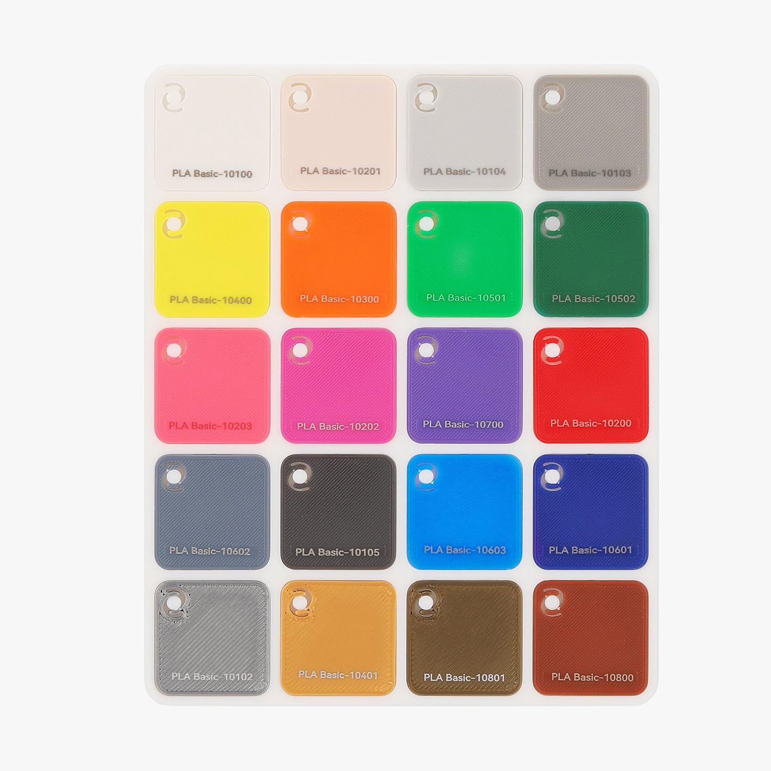 Snapklik.com : For Bambu Filament Swatches Filament Sample Color Pack 80PCS