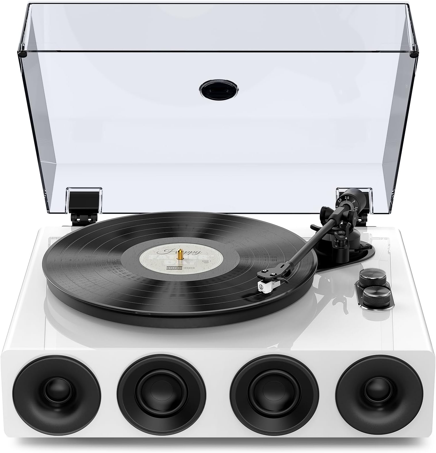 Amazon.com: 1 by ONE All-in-One Record Player with Wireless Input, High ...