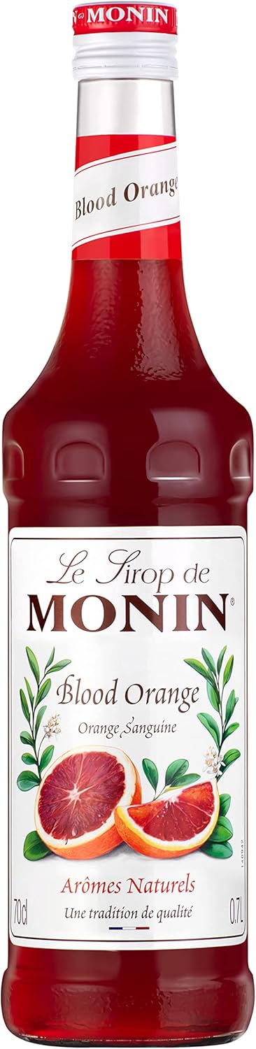 MONIN Premium Blood Orange Syrup 700ml for Cocktails and Mocktails ...