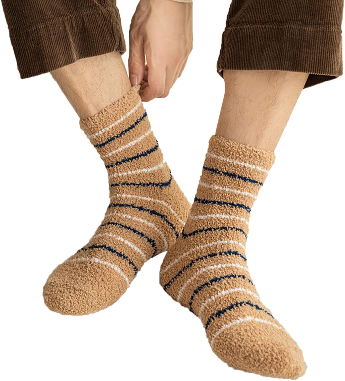 Amazon.com: JEUROT Fuzzy Socks for Women Christmas Fuzzy Socks Girls ...