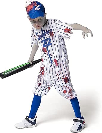 Amazon.com: DANBAIEGG Scary Boys Home Run Horror Baseball Player Zombie ...
