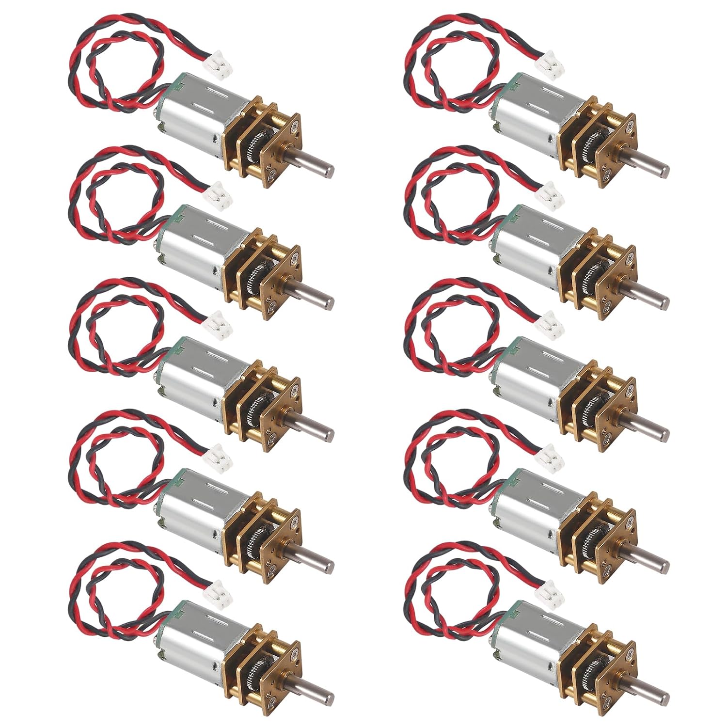 Amazon.com: DIANN 10pcs Mini Micro N20 Gear Motor DC 3V-6V Slow Speed ...