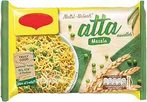 Maaggi Nutri-Licious Masala Atta Noodles - Pack of 20 | Wholesome and ...