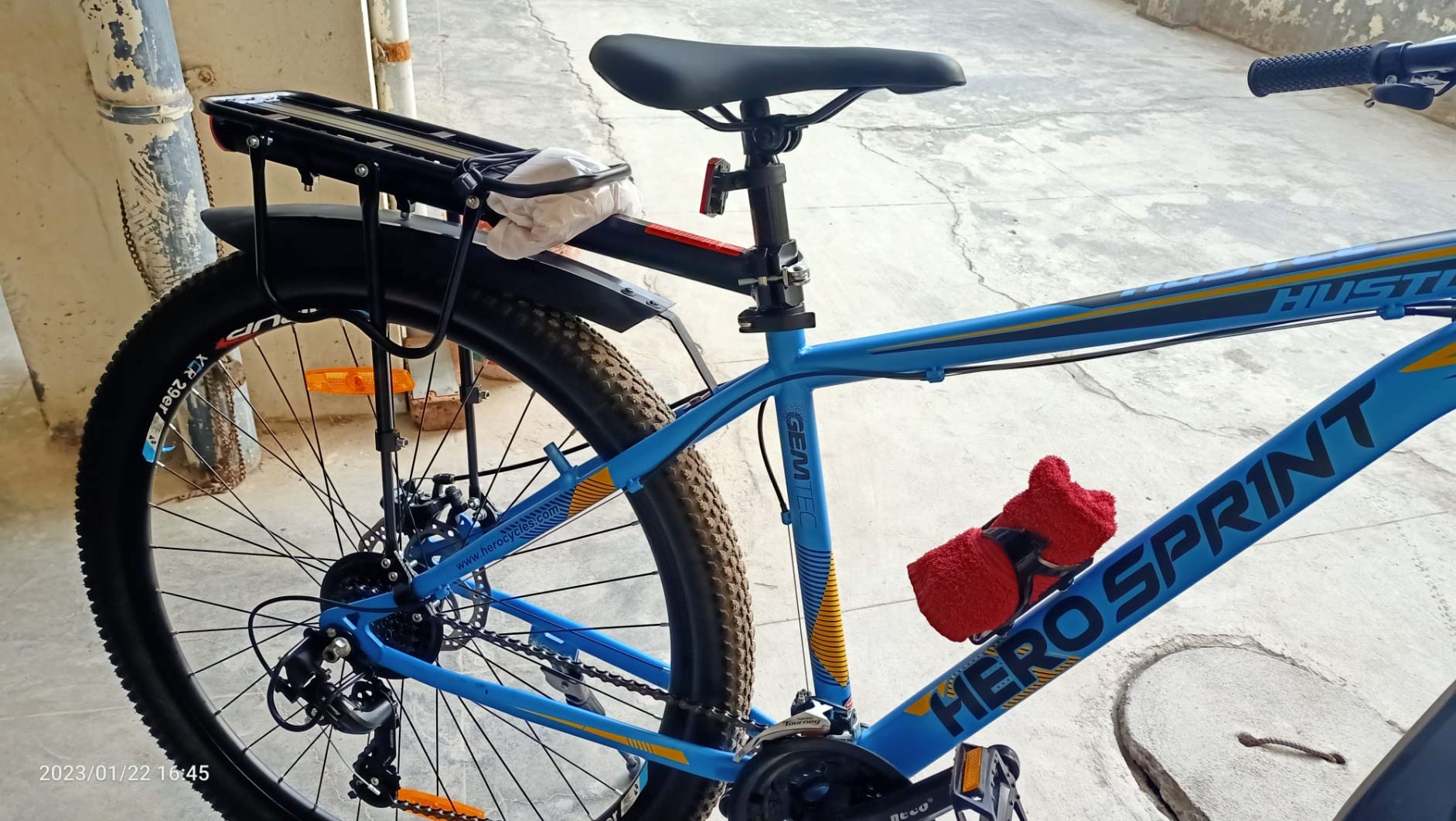 ShivExim Aluminum Alloy Adjustable Bicycle Rear Rack 110 Lbs Capacity ...