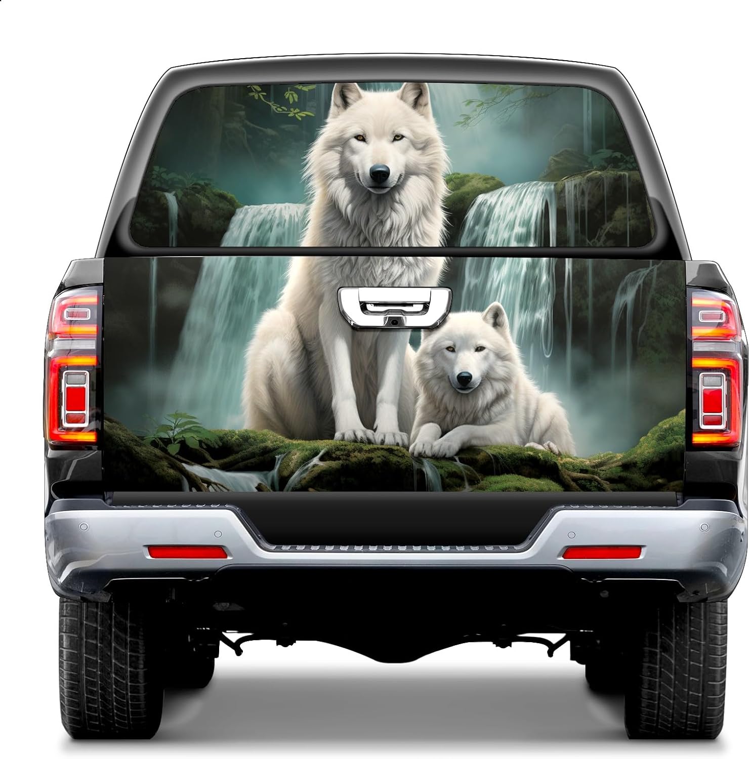 Amazon.com - Wolf Truck Window Decals & Tailgate Wraps for Trucks, Rear ...