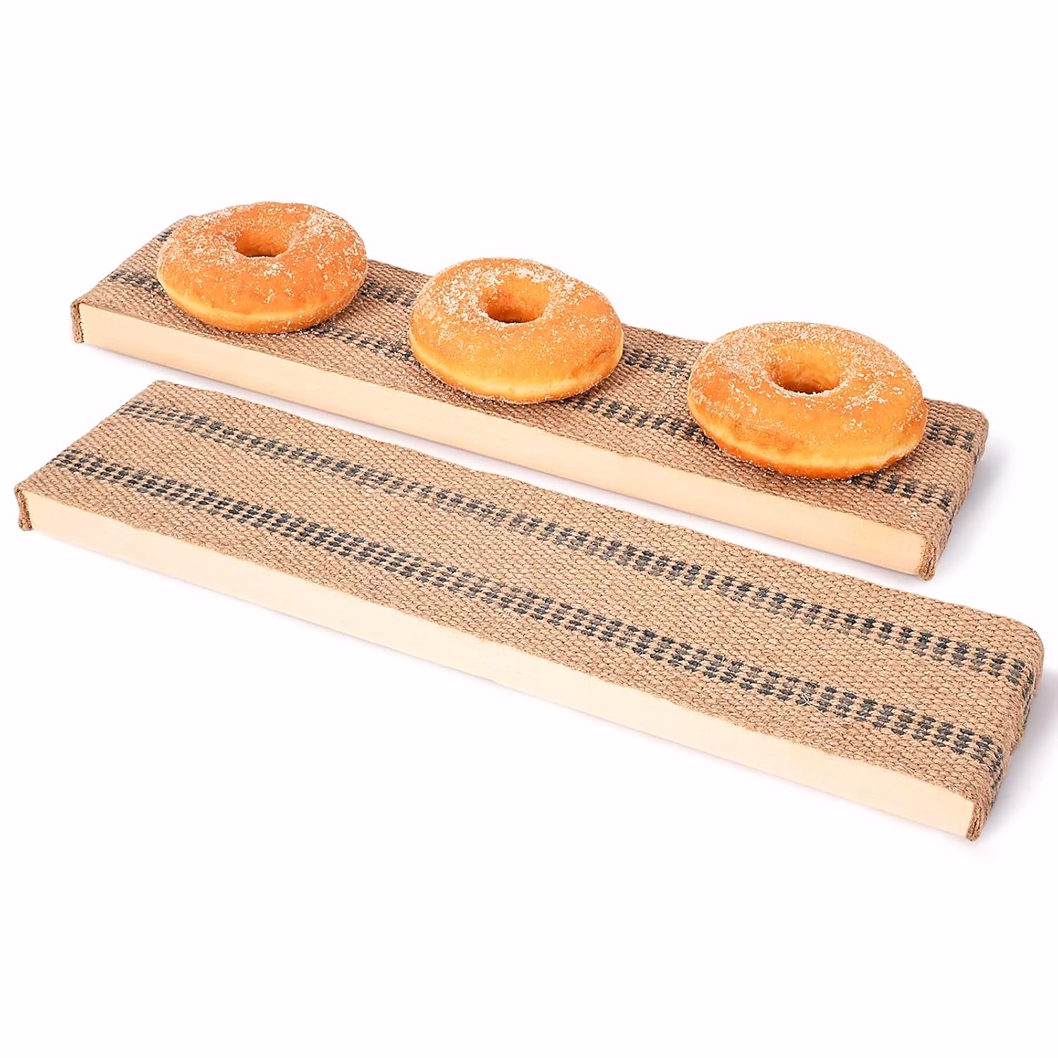 Amazon.com: 1 Pair Bagel Boards For Baking Bagels，Cedar and Burlap ...