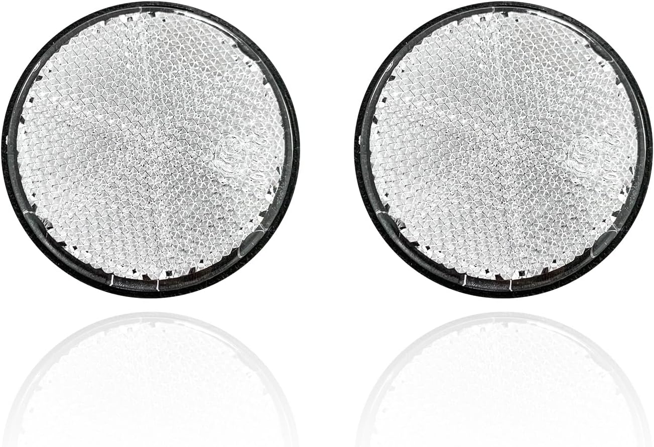 Amazon.com: Dickno 2 PCS M6 x 1.0 Motorcycle Reflectors, Plastic Screw ...