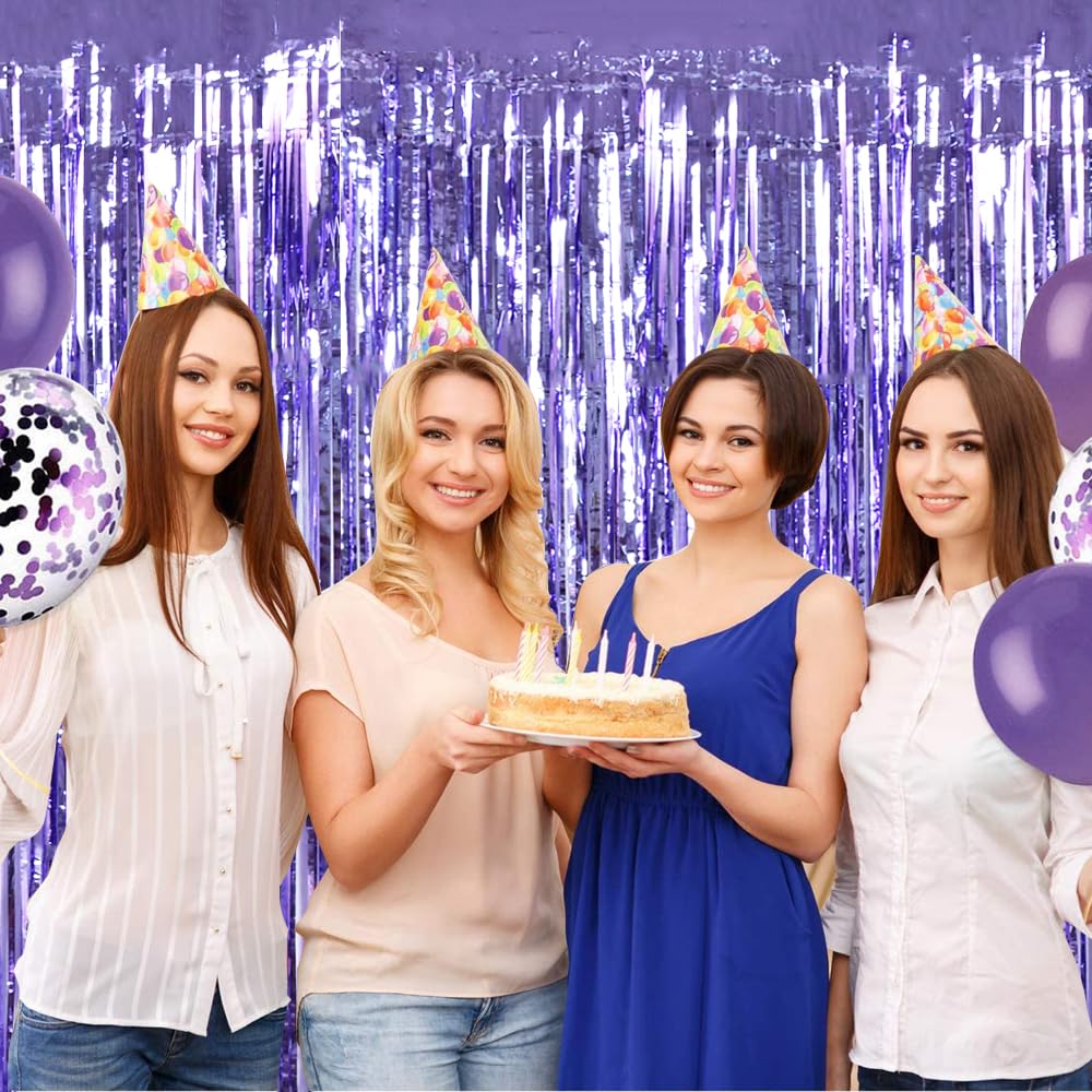 Snapklik.com : BEISHIDA 2 Pcs Light Purple Lavender Door Streamers ...