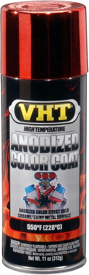 Amazon.com: VHT SP450 Anodized Color Coat – Red Spray Paint – 11 oz ...