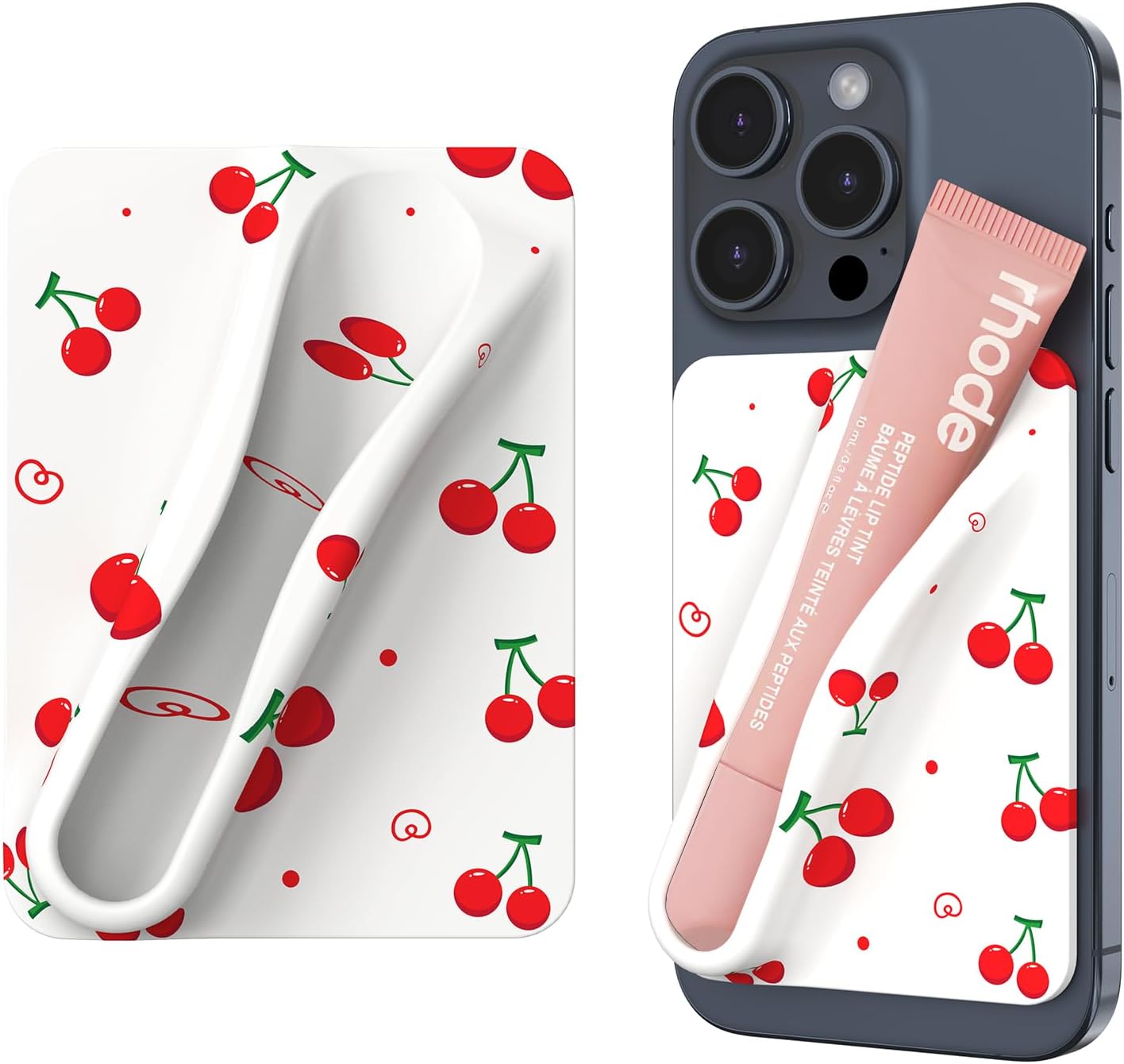 Amazon.com: Lip Gloss Holder Phone Case, Secure Silicone Lipstick Lip ...