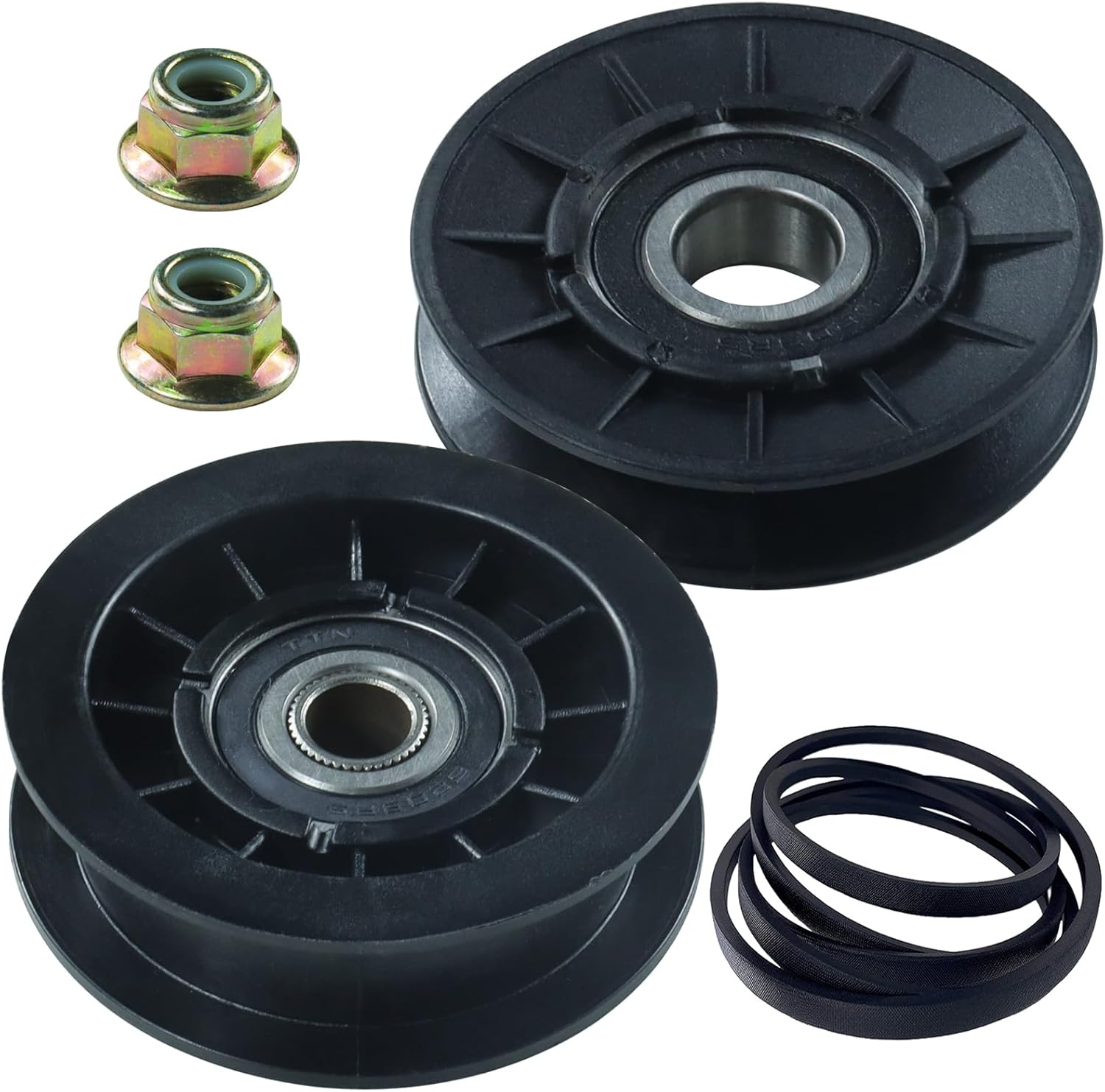 Amazon.com : Lawneagle GX20286 Pulley with GX20287 Idler Pulley GX20006 ...