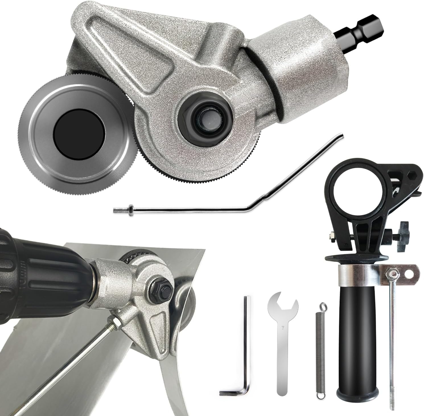 2023 Nouveau coupe-plaque de perceuse électrique, grignoteuse en métal ...