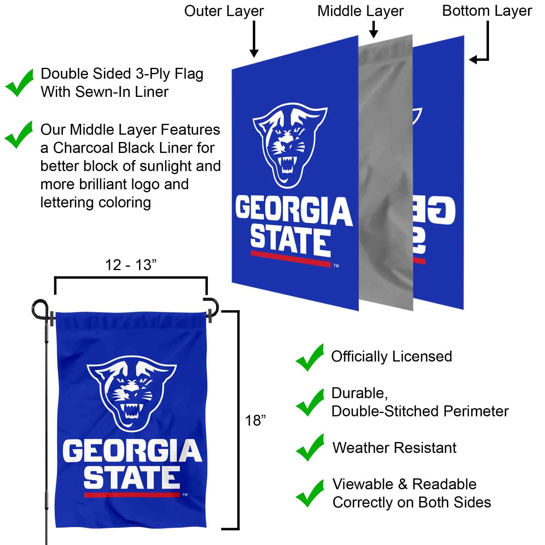 Georgia Flag Logo